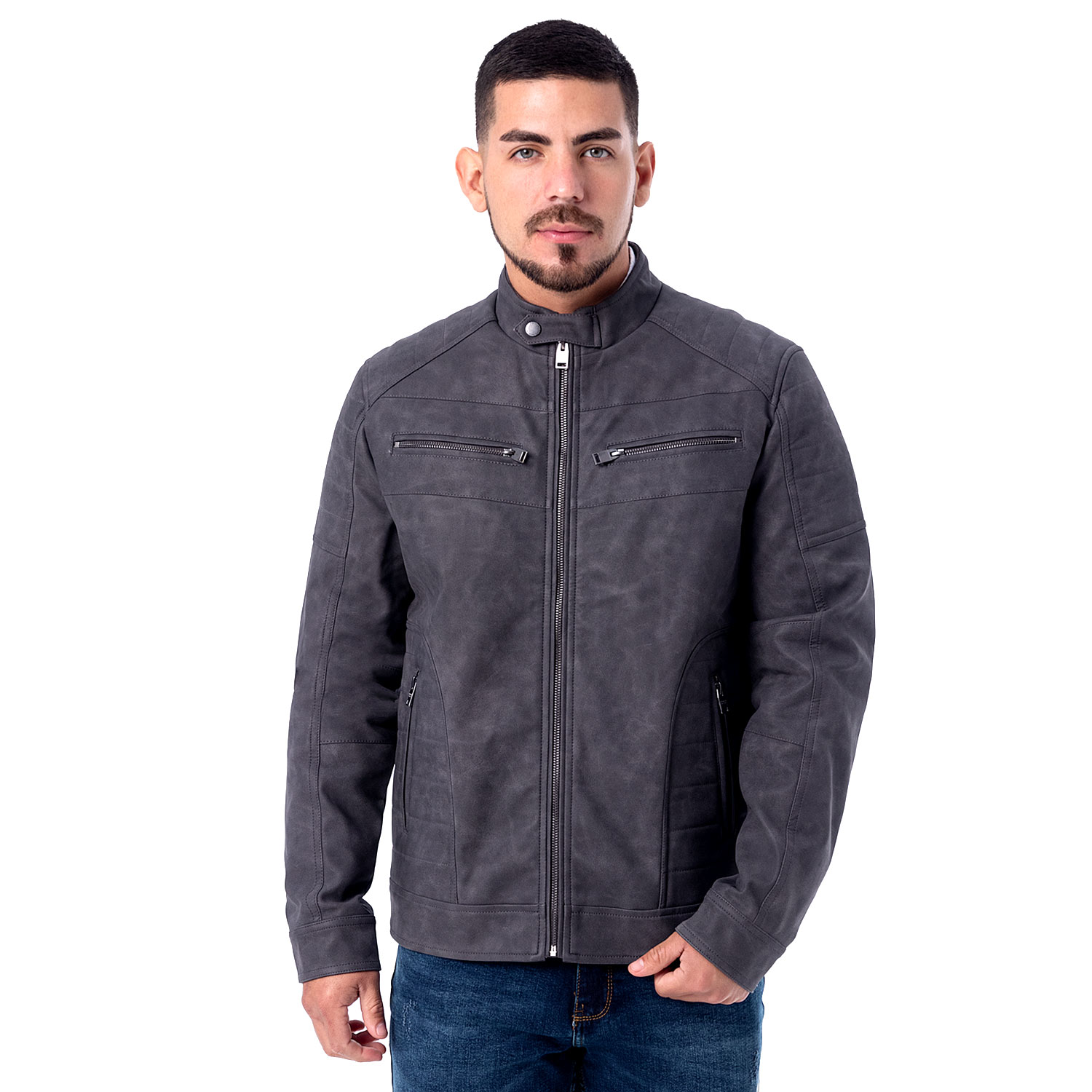 Casaca Suede C/F Padxi Charcoal | Pionier