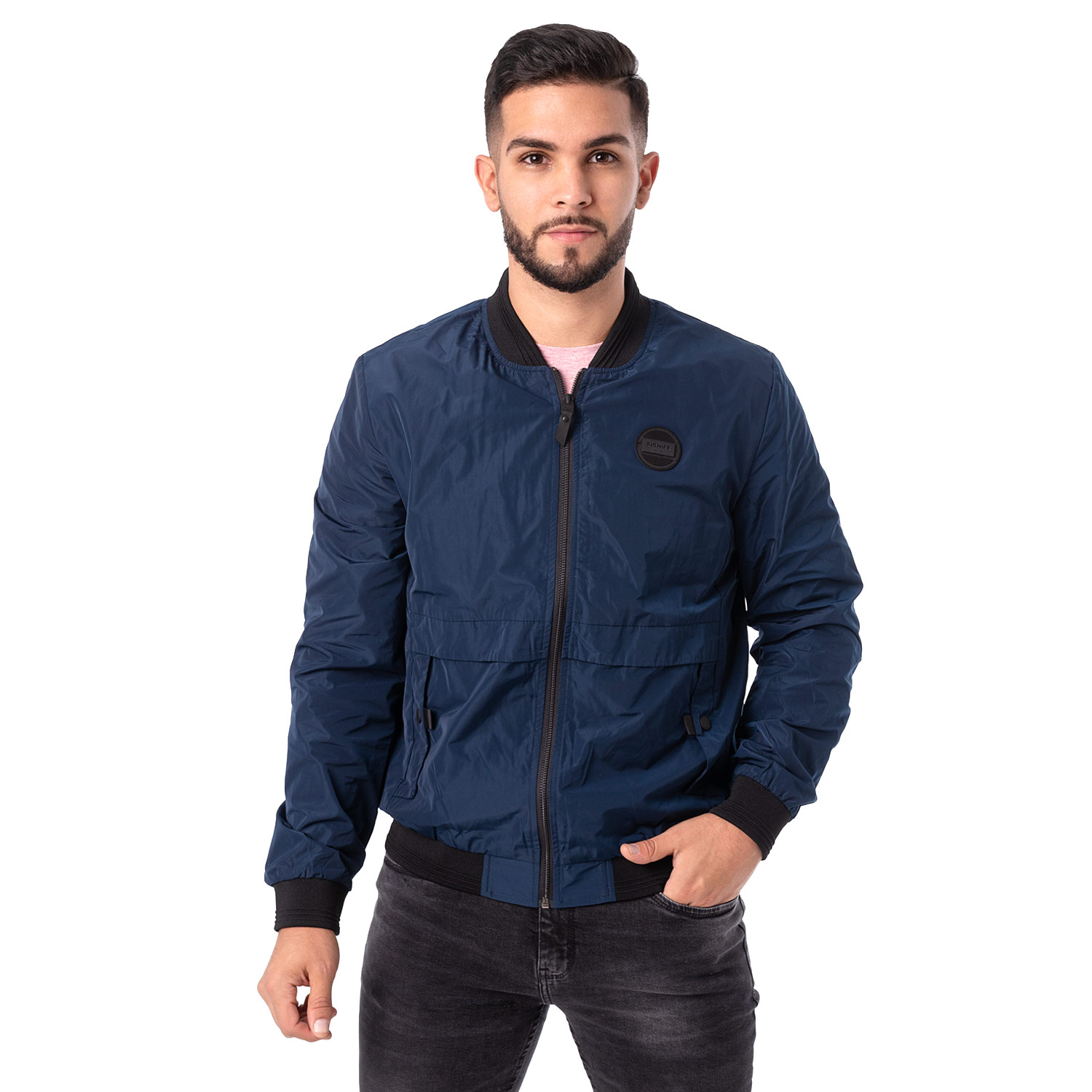 Casaca Tafeta C/F Bertho Navy | Pionier