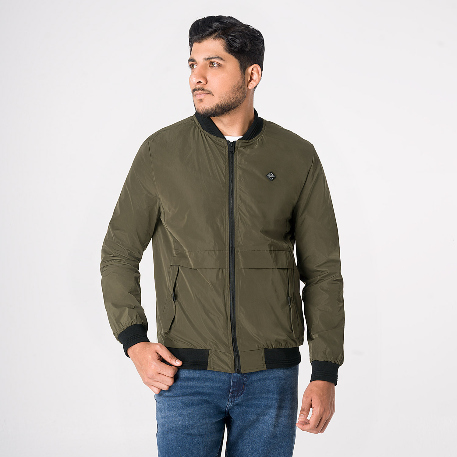 Casaca Tafeta C/F Bertho Verde Militar | Pionier