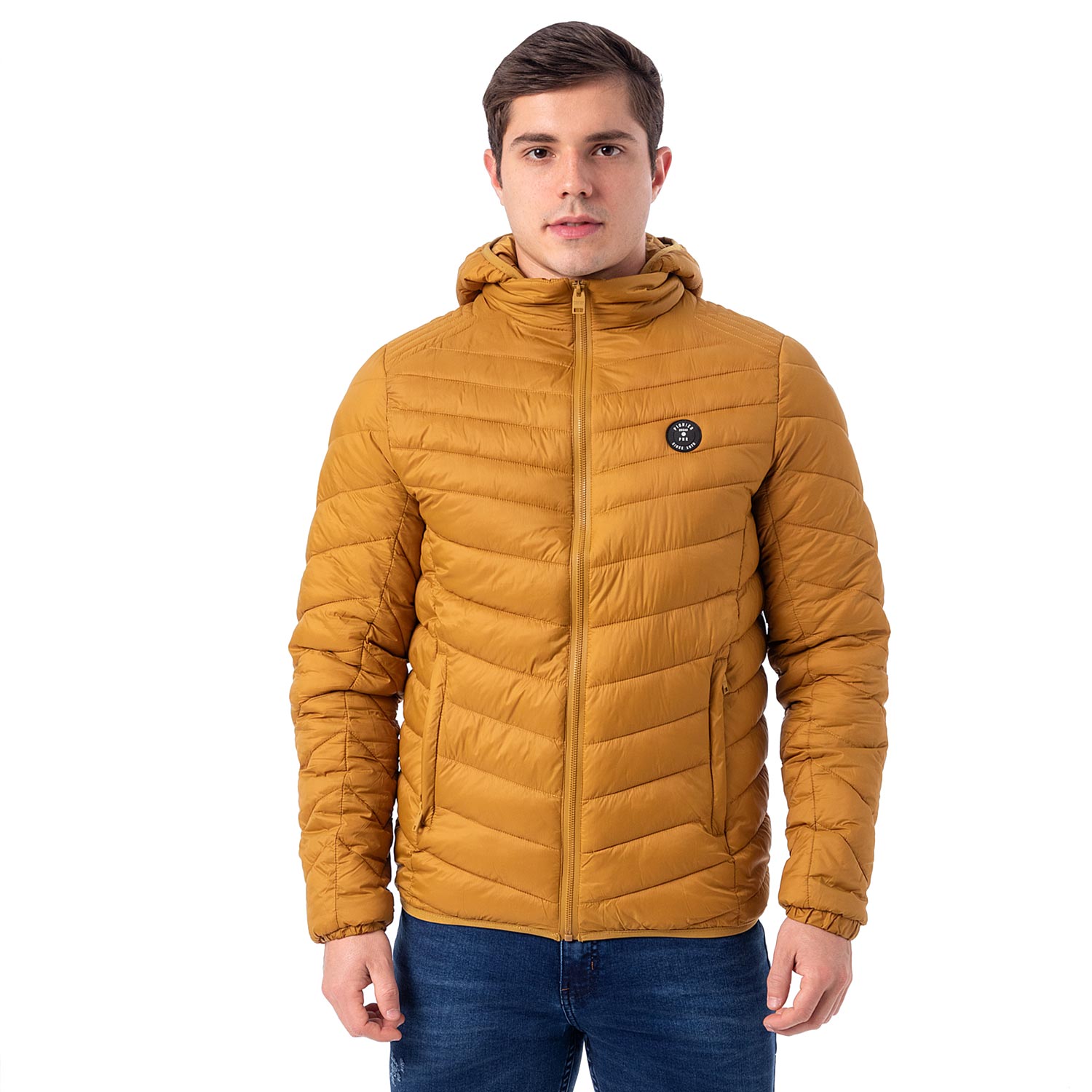 Casaca Impermeable C/Cap C/F Hamilton Gold | Pionier