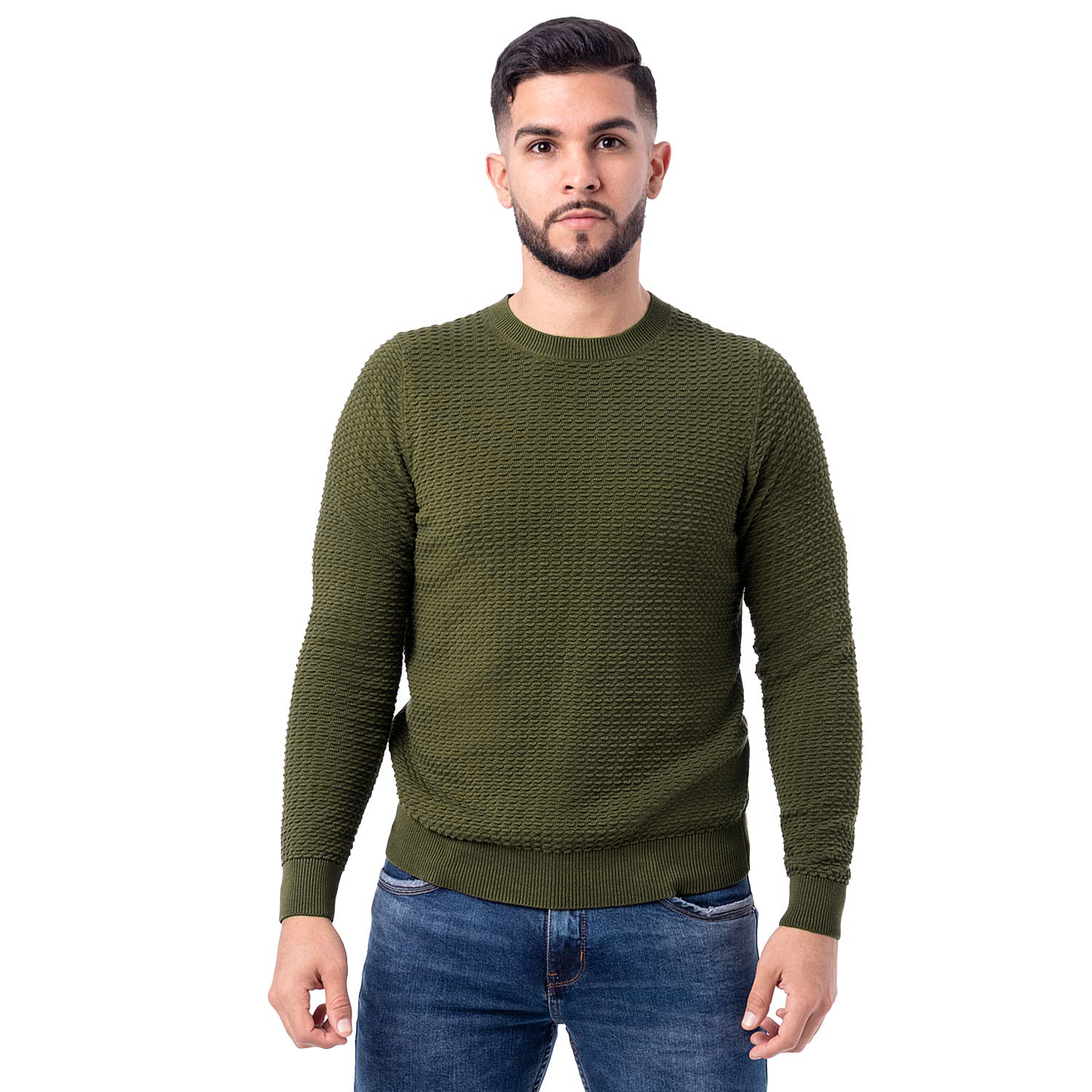 Chompa Hilos Ranjitt Verde Militar | Pionier