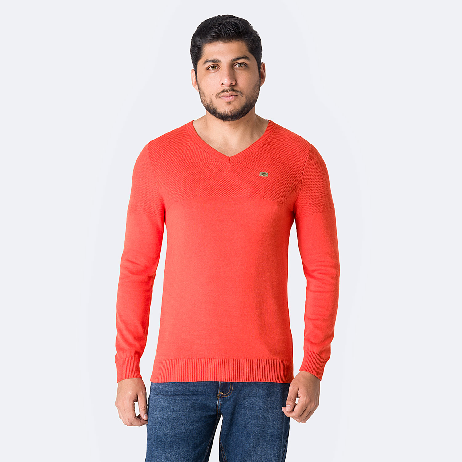 Chompa Hilos Frizt Rojo Coral | Pionier