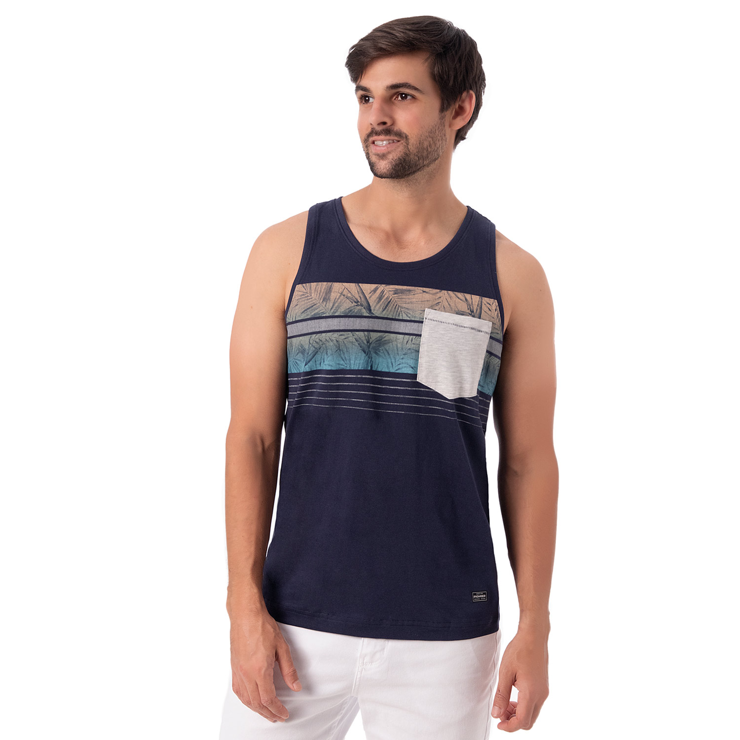 Bvd Jersey Regular Fit Finlhey Azul | Pionier