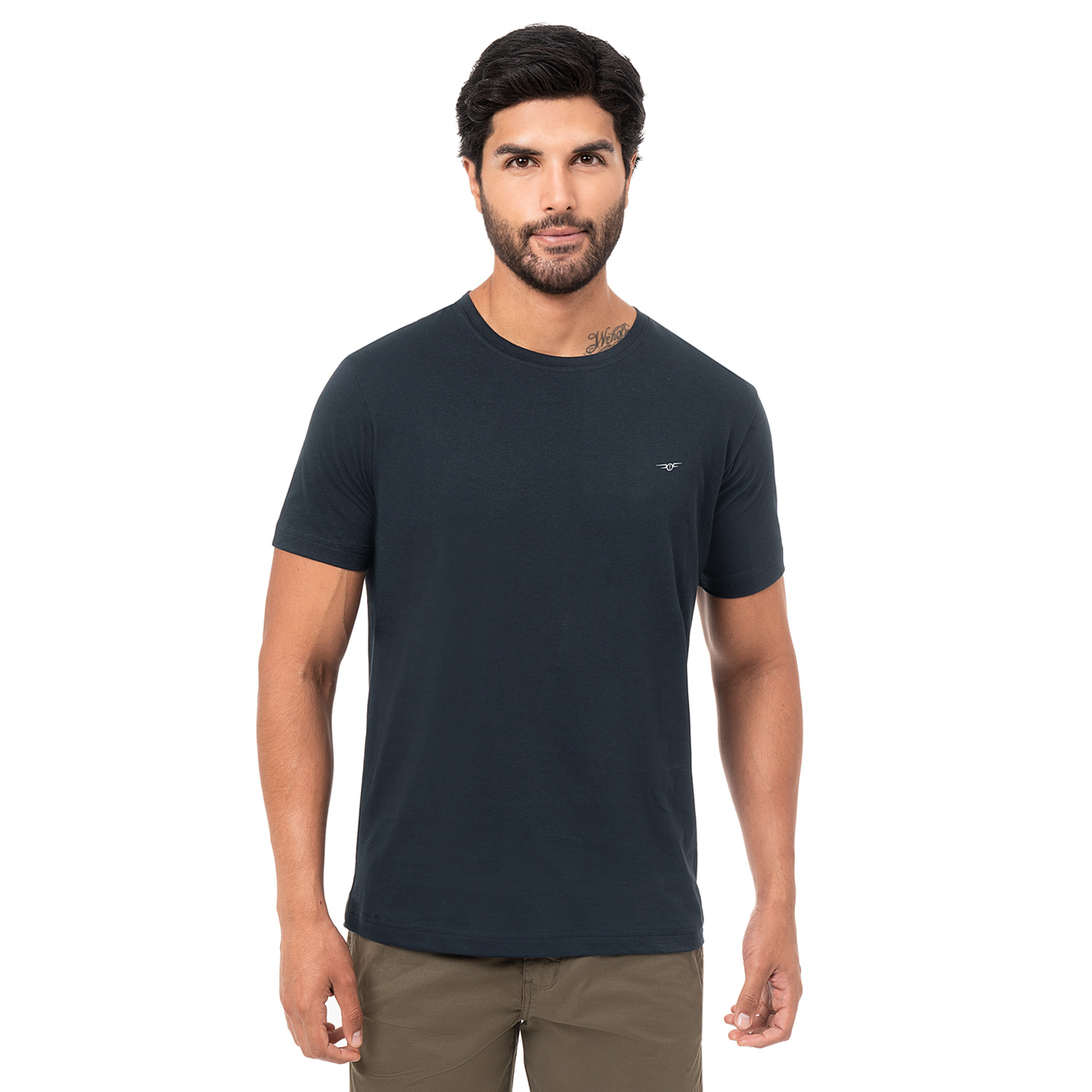 Polo Jersey M/C Regular Fit Lucio Azul Noche 1 | Pionier