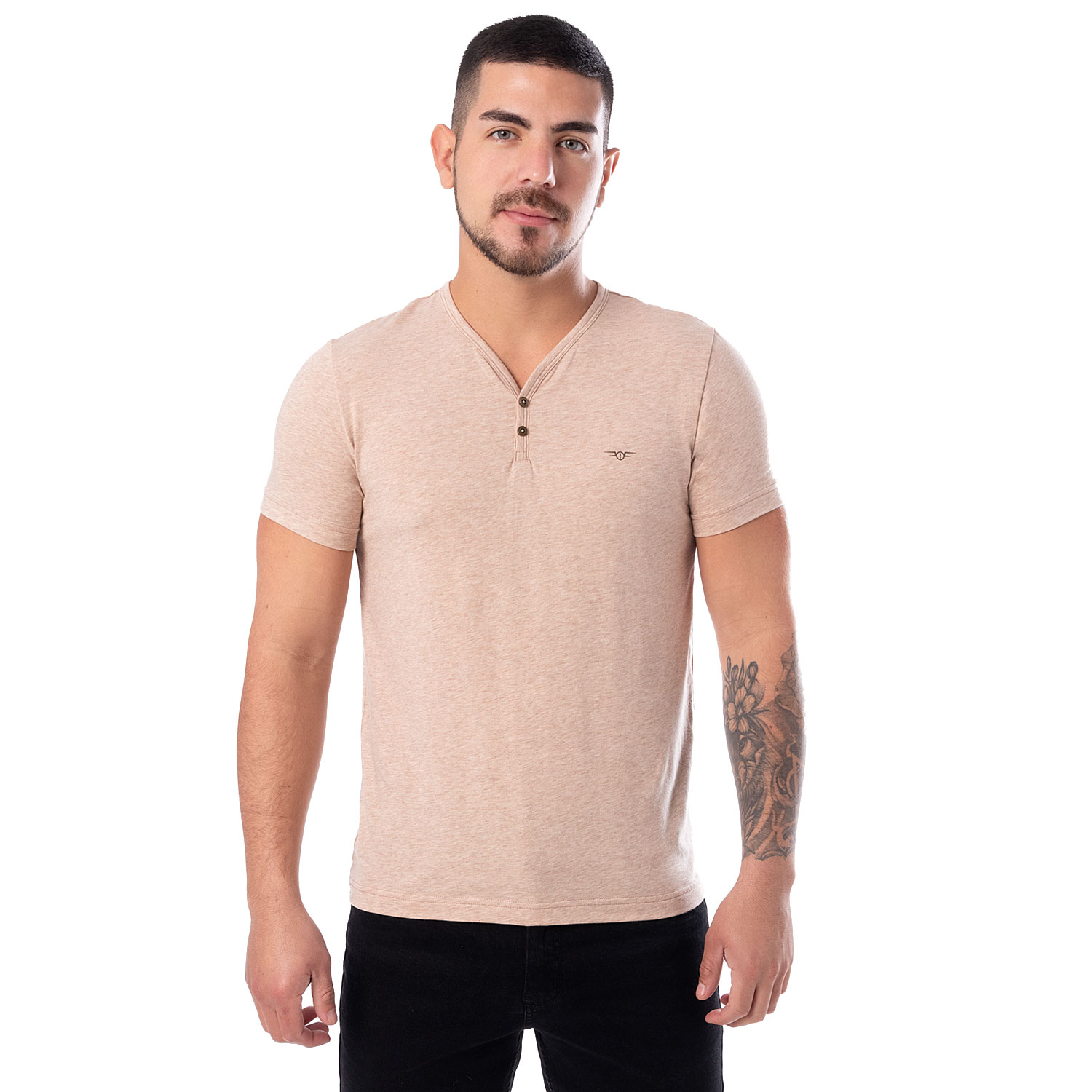 Polo Jersey Full Lycra M/C Slim Fit Modsen_s Castor | Pionier
