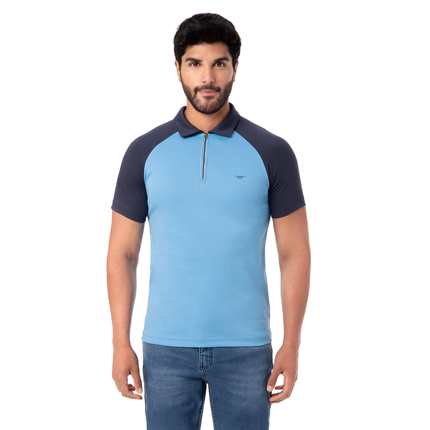 Polo Box Gamuza Full Lycra M/C Slim Fit Ysaltir-S Royal Azul | Pionier