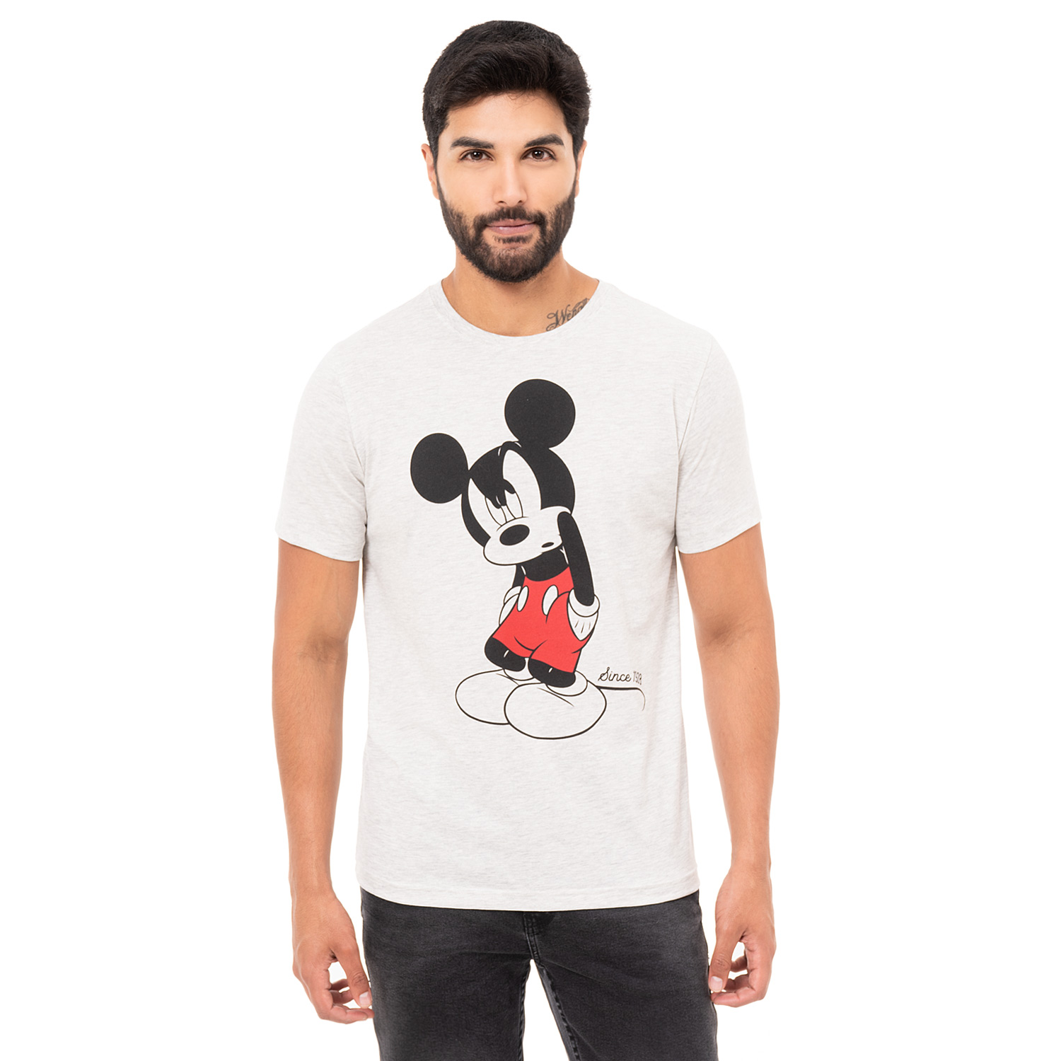 Polo Jersey M/C Regular Fit Adrian_disney Melange Cla. | Pionier