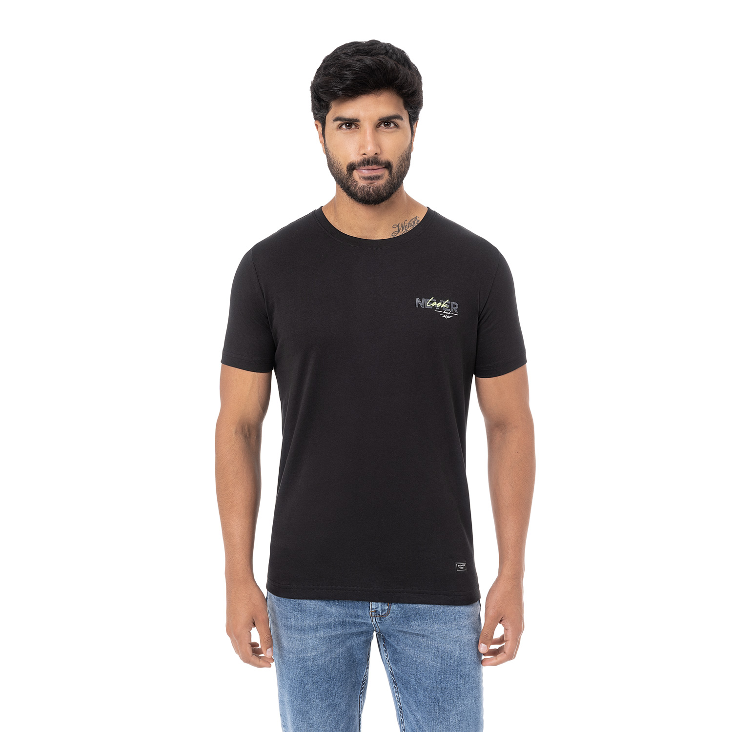 Polo Jersey M/C Slim Fit Inghe Negro | Pionier