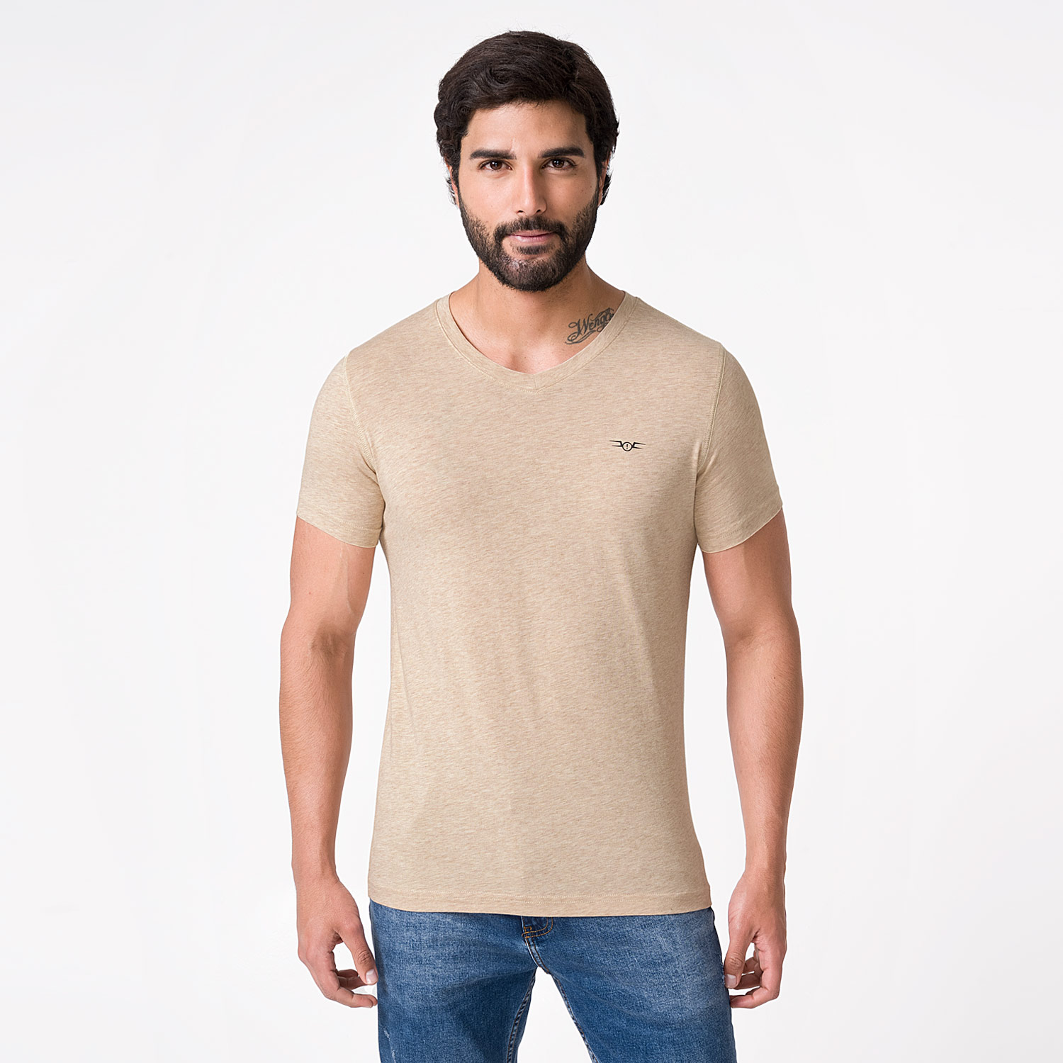 Polo Jersey Full Lycra M/C C/V Slim Fit Arhox-S Castor | Pionier