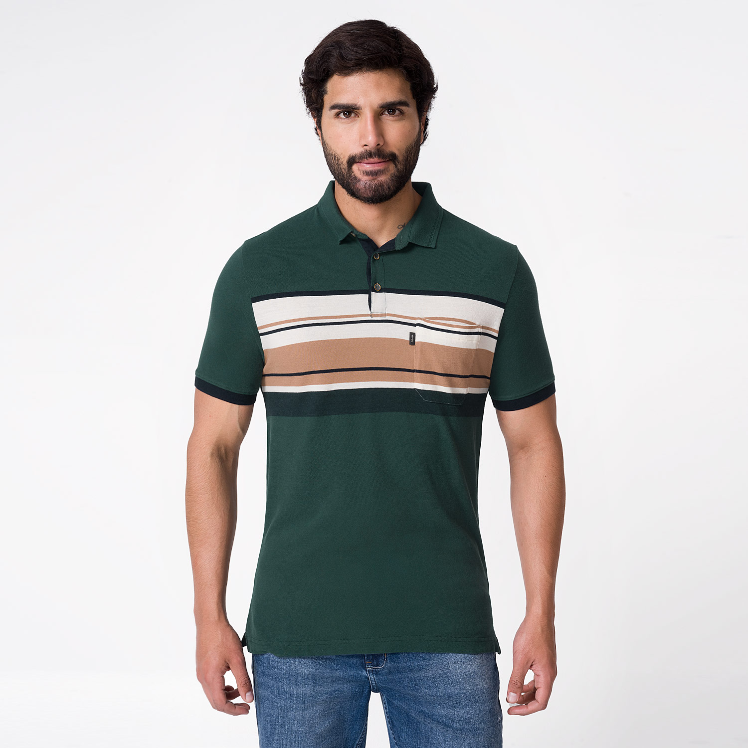 Polo Box Pique M/C Regular Fit Neymart V. Botella | Pionier