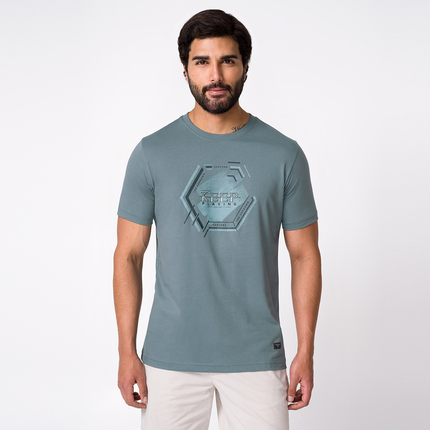 Polo Jersey M/C Regular Fit Tayro Stormy Gray | Pionier