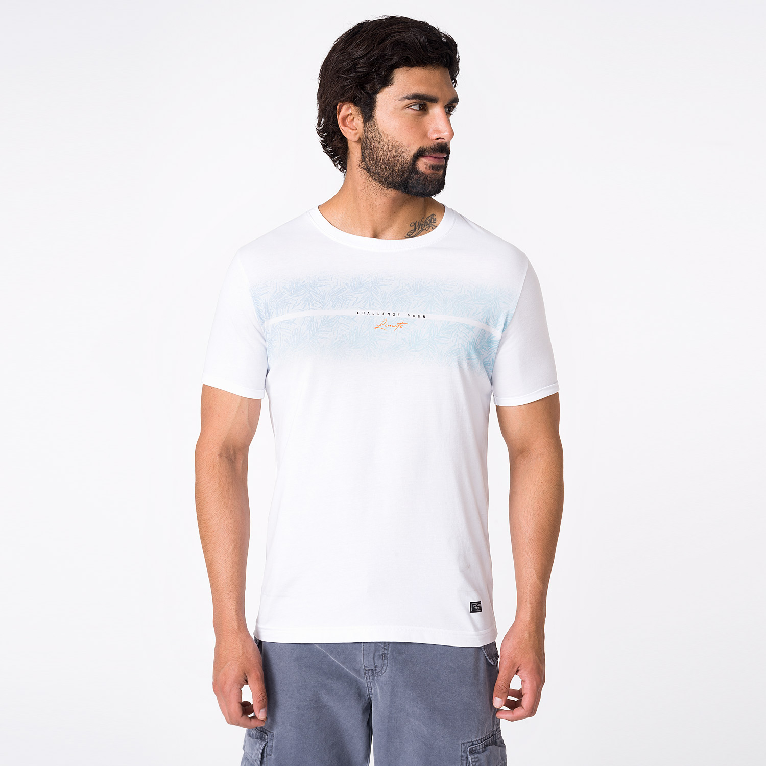 Polo Jersey M/C Slim Fit Kaneki Blanco | Pionier