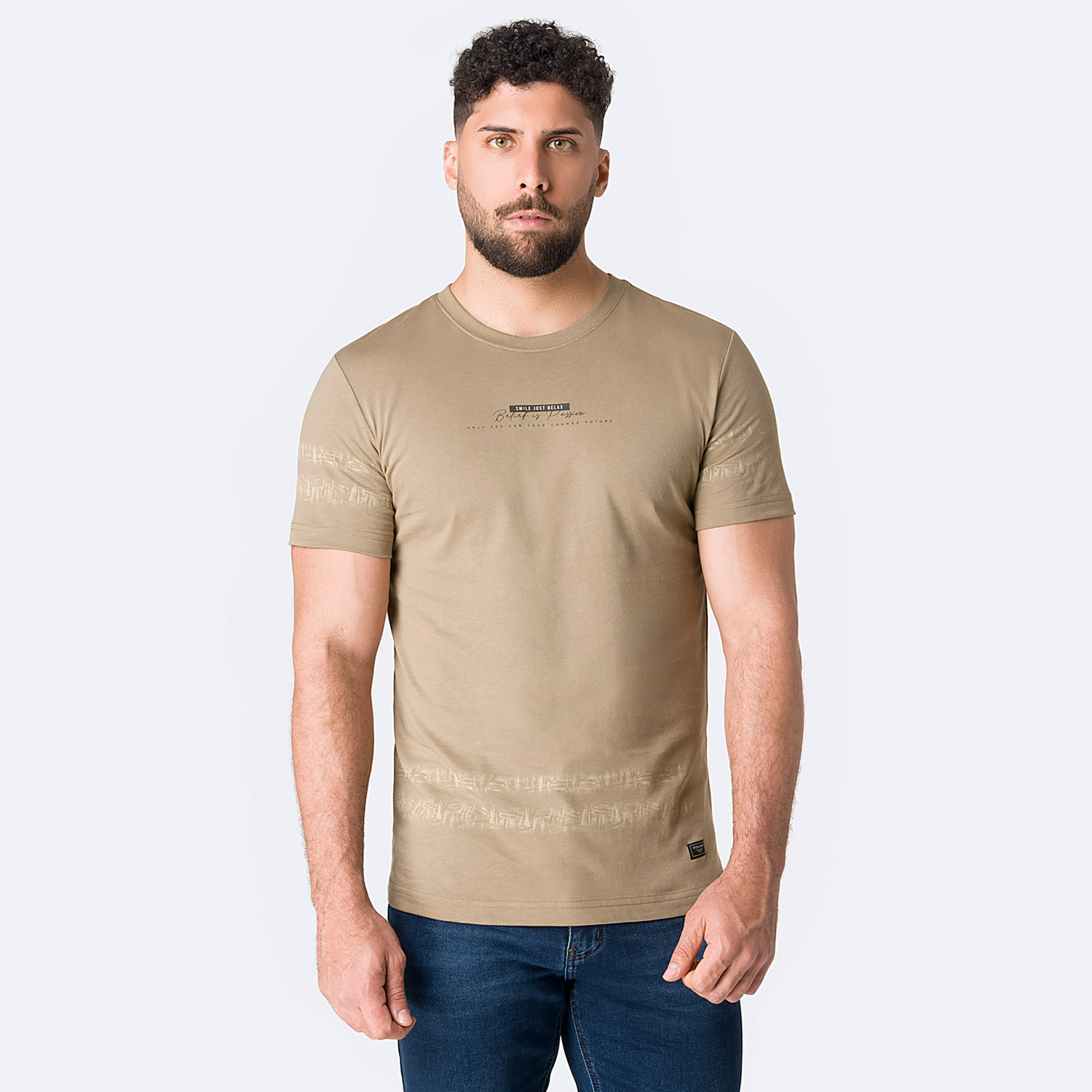 Polo Jersey M/C Slim Fit Vitor Castor | Pionier