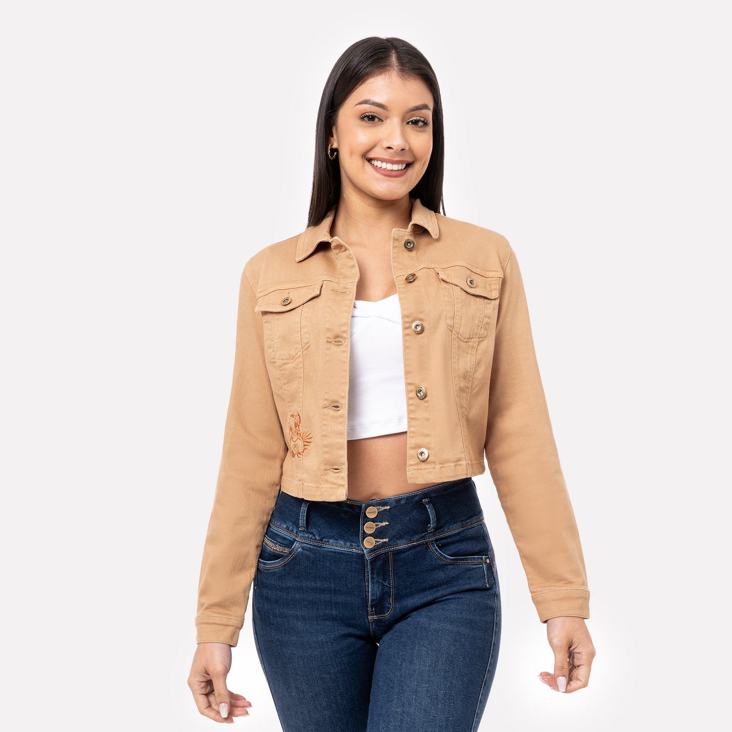 Casaca Twill Color Stch. Shenzy-Disney Beige | Pionier