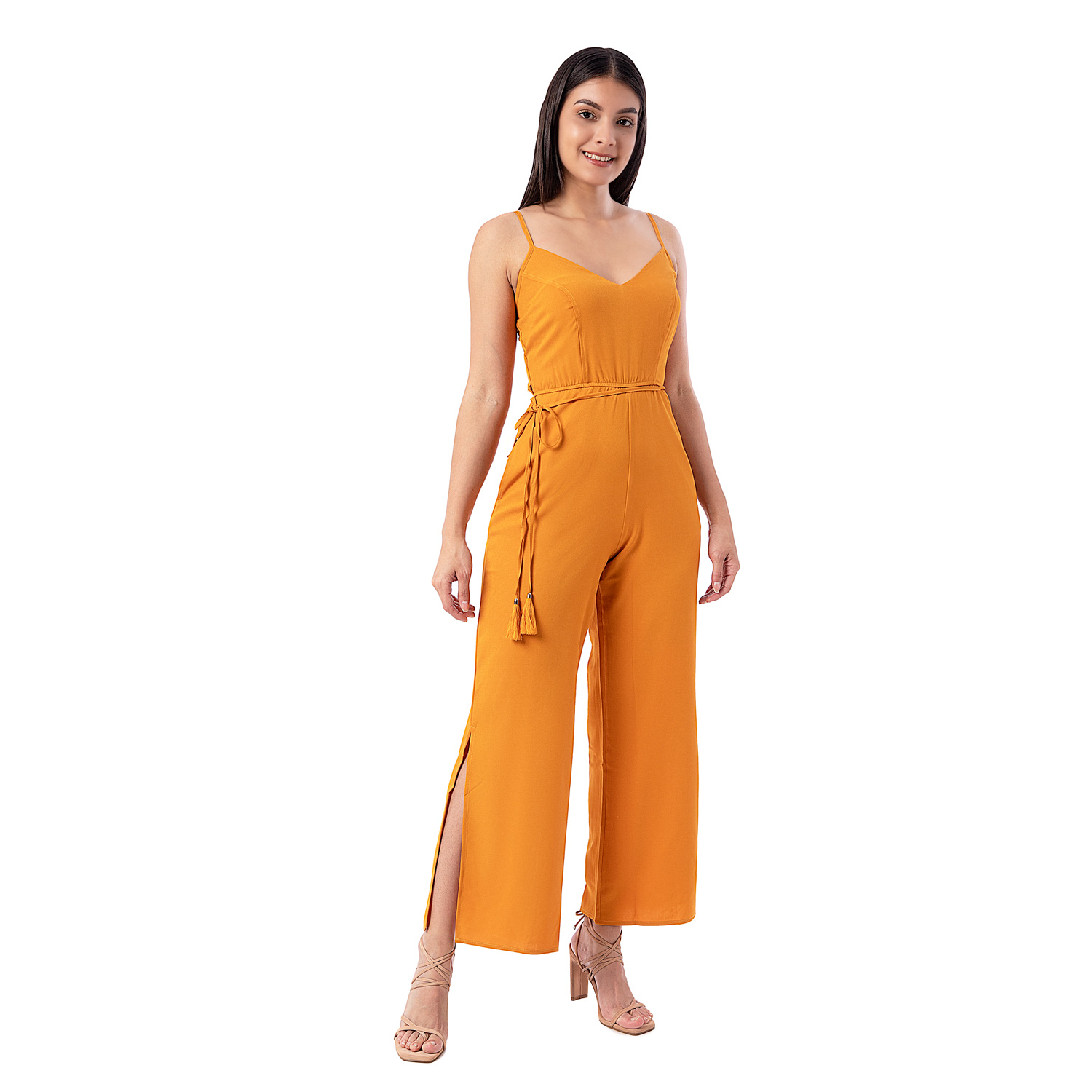 Enterizo Chalis Labrado (Tiras) Aldia Mostaza | Pionier