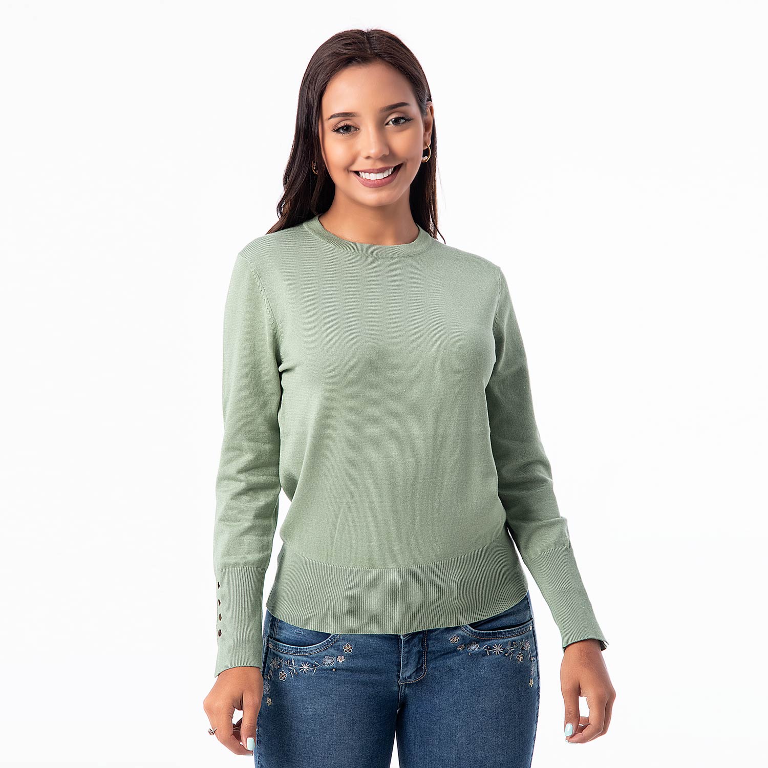 Chompa Hilo Aryiana Verde | Pionier