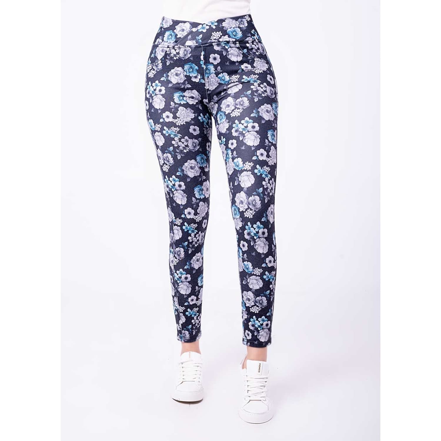 Pantalon French Terry Alexa Negro Turqueza | Pionier