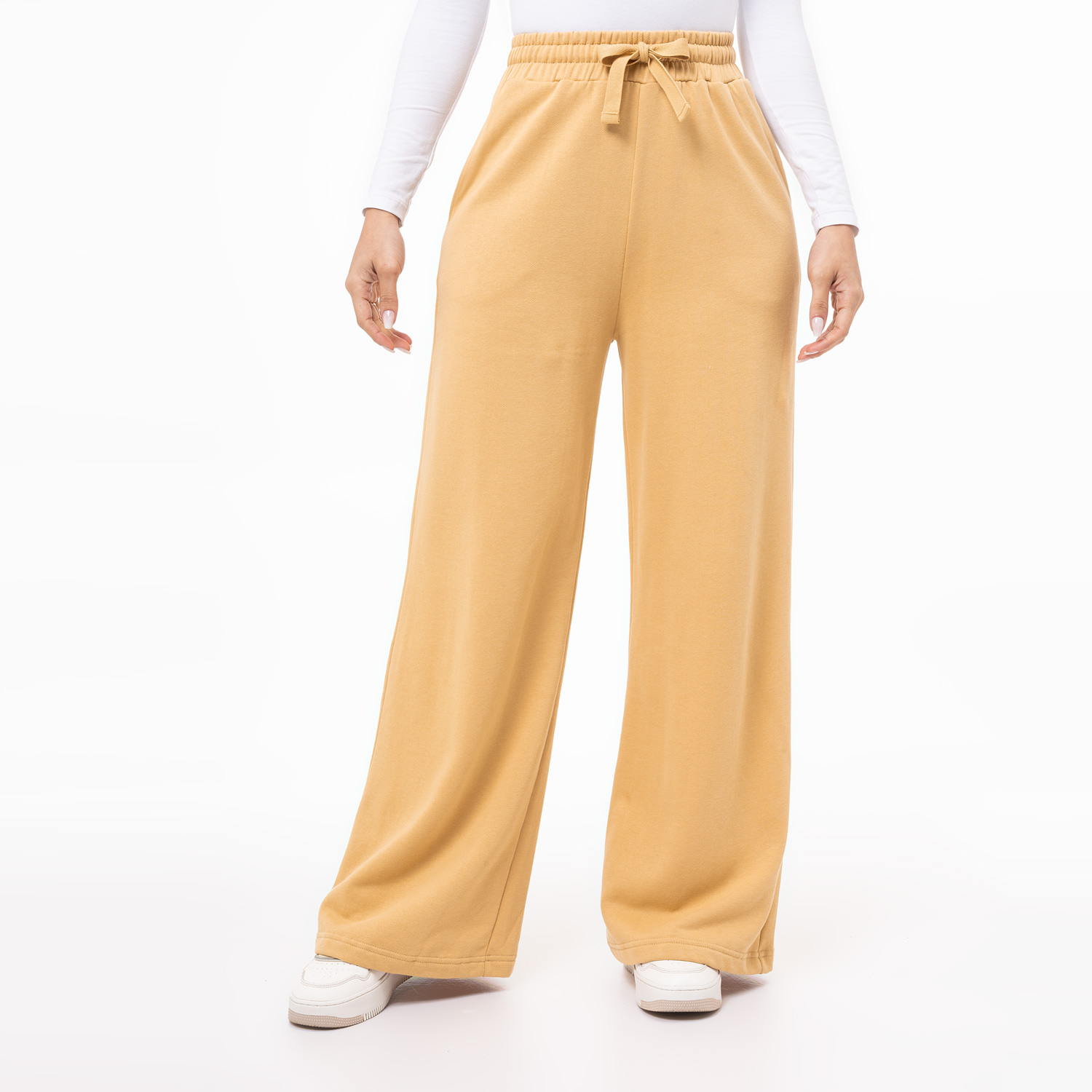 Pantalon Palazo Franela Ginna-S Beige | Pionier