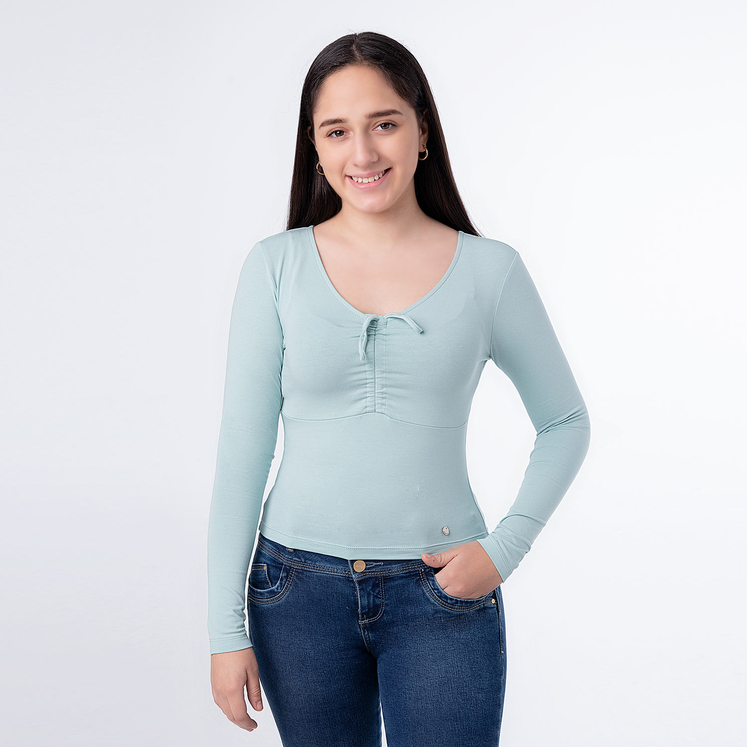 Polo Jersey Full Lycra M/L Orly Menta | Pionier