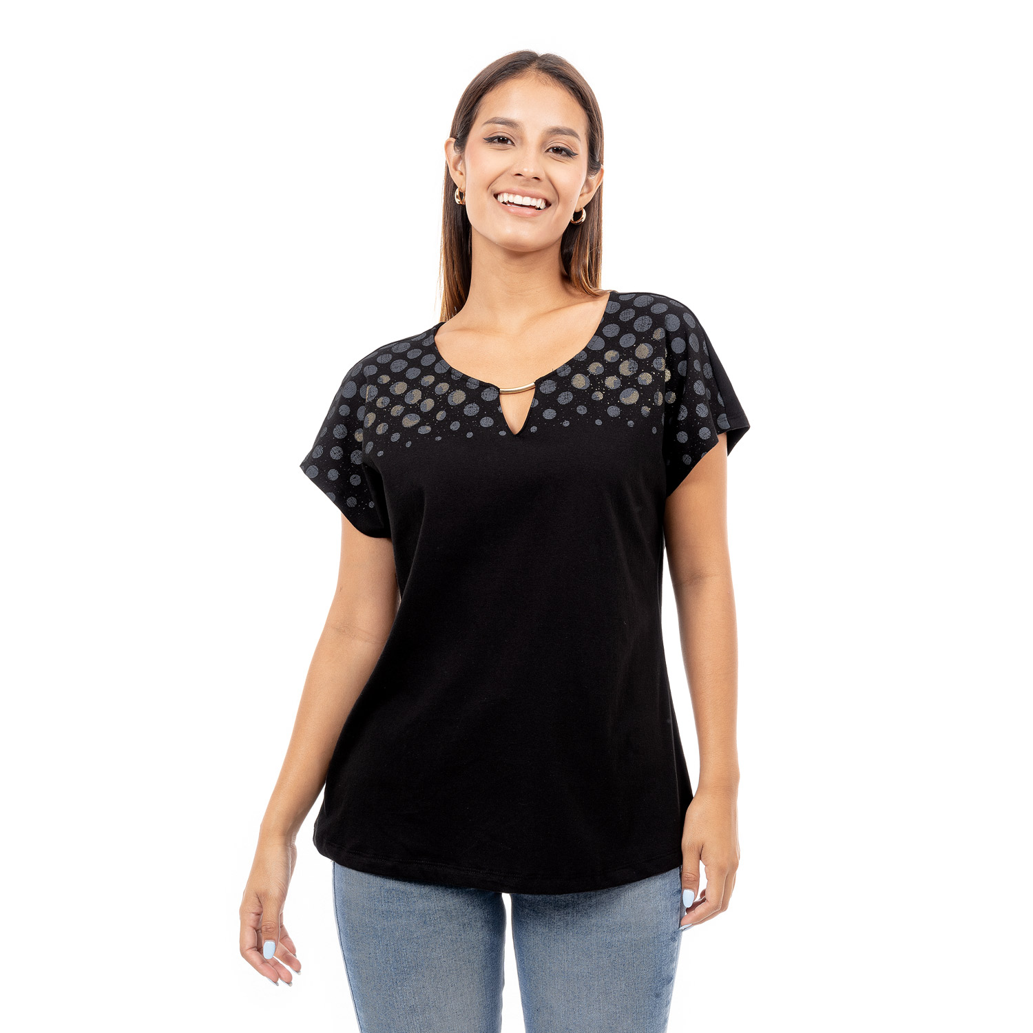 Polo Jersey M/Kimono Metzil-S Negro | Pionier