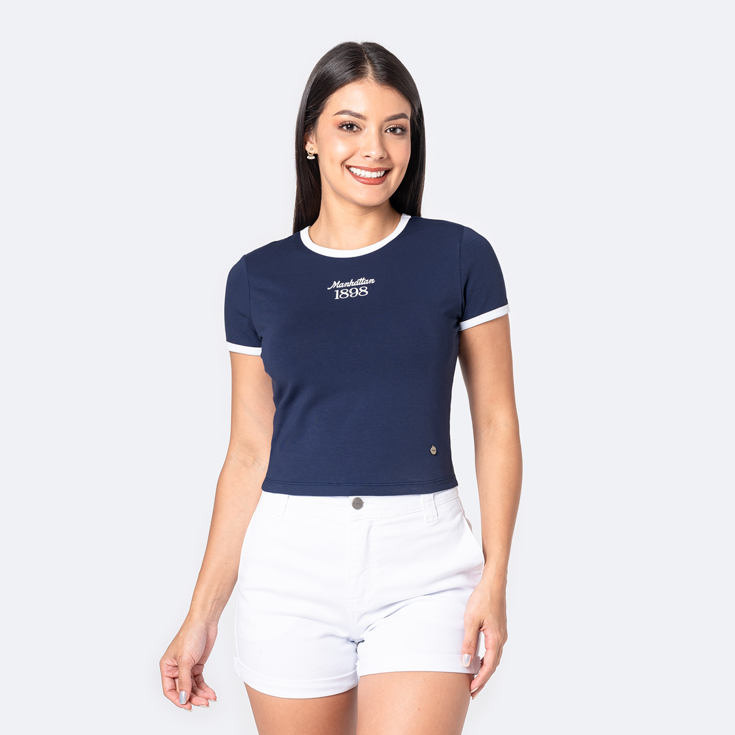 Polo Cropp Jersey Full Lycra M/C Rene 1 Indigo | Pionier