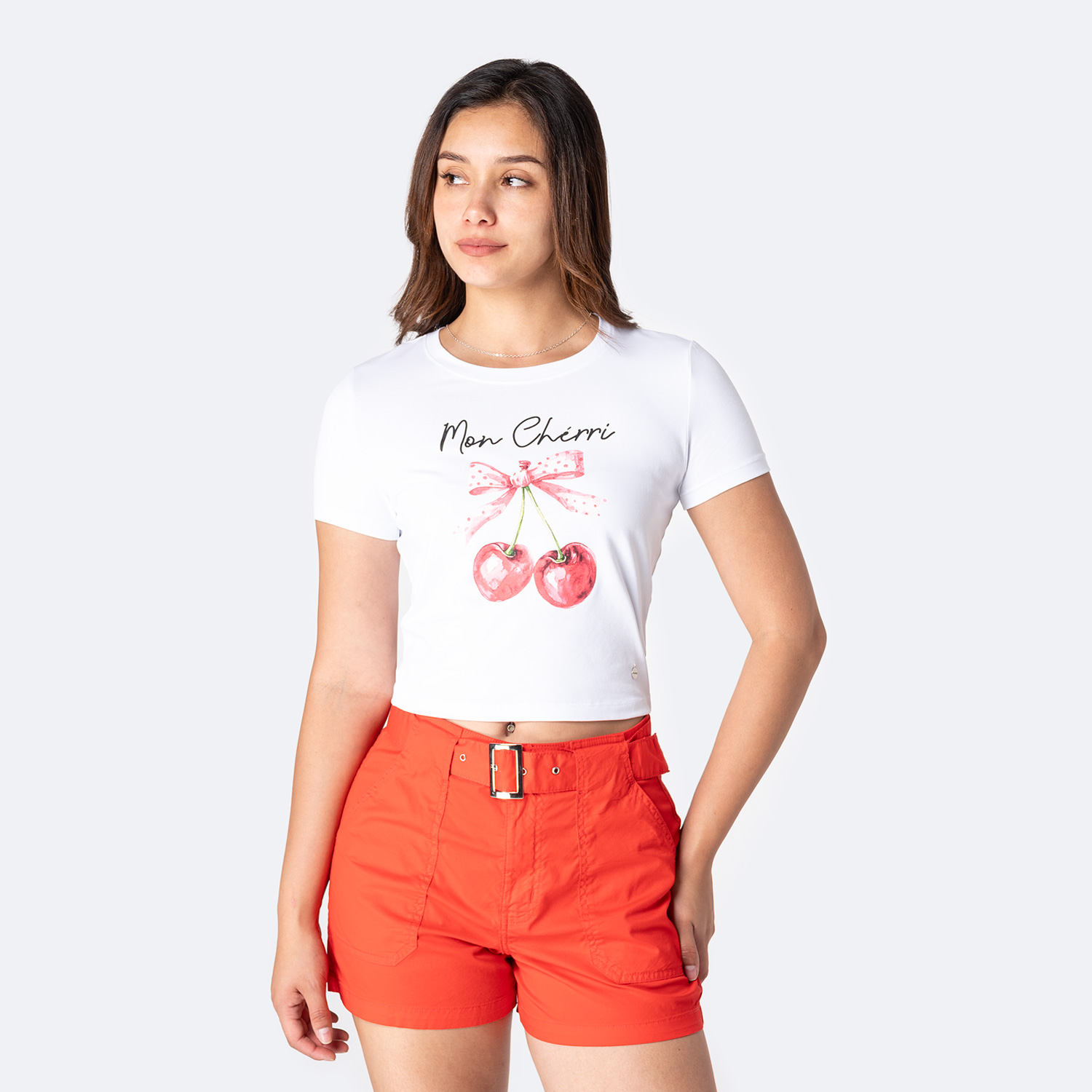 Polo Cropp Jersey Full Lycra M/C Fijji Print 3 Blanco | Pionier