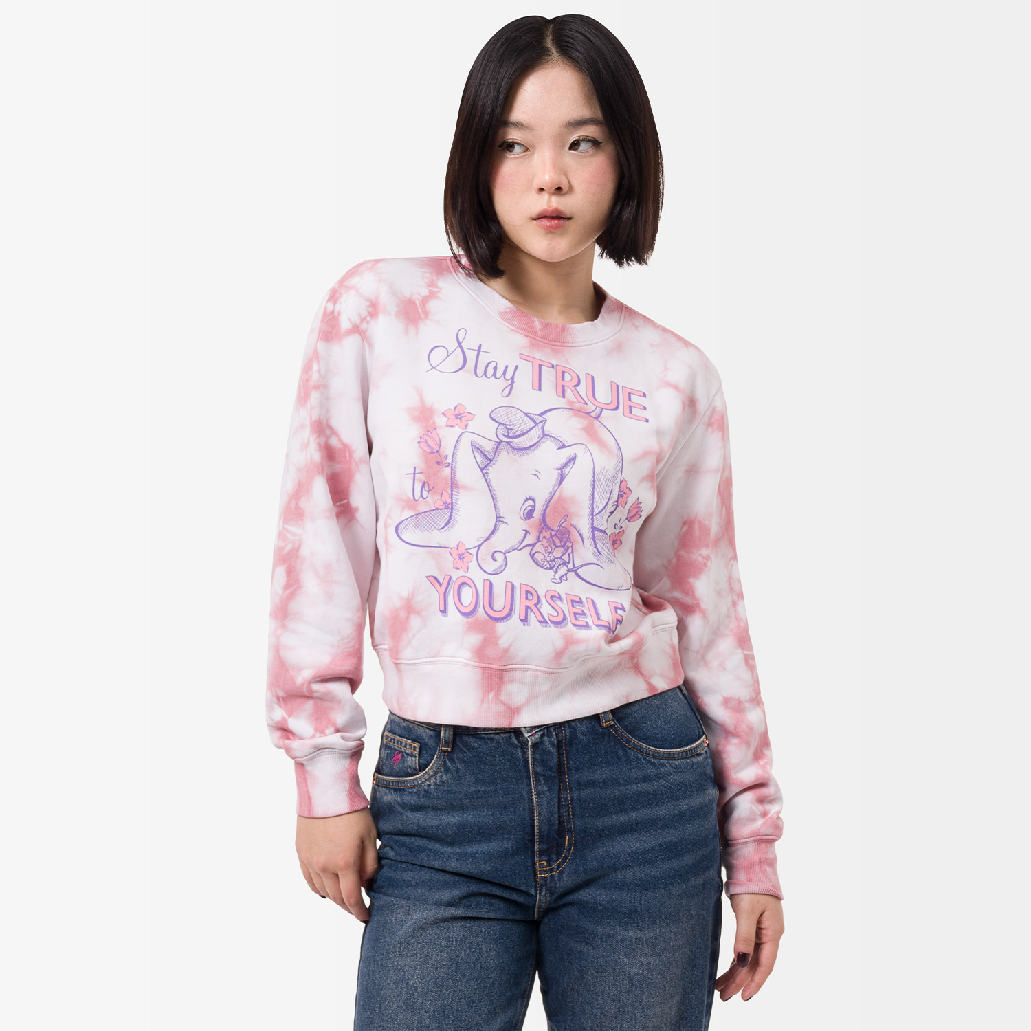 Polera French Terry Lacey-Disney Tie Dye Rose | Pionier