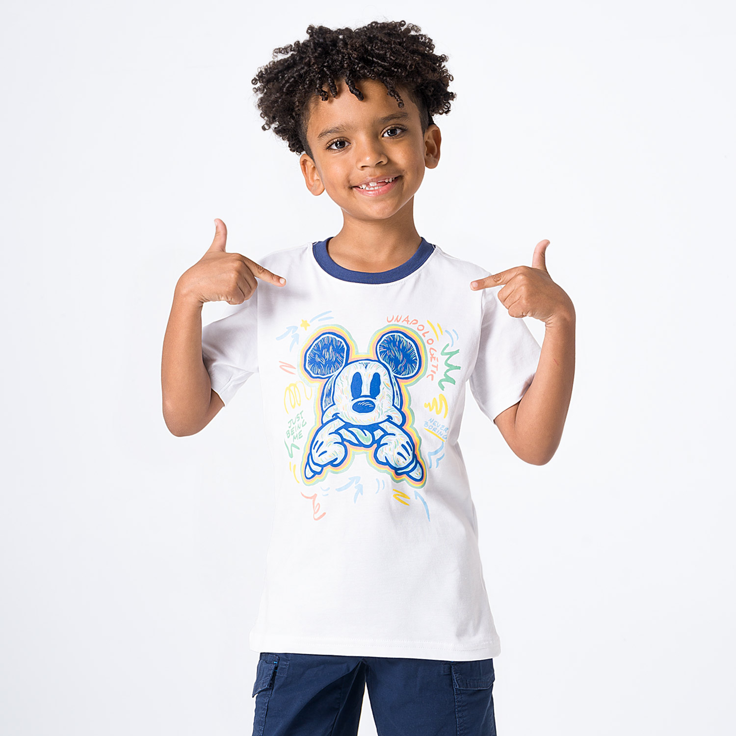 Polo Jersey M/C Orion-Disney Blanco | Pionier