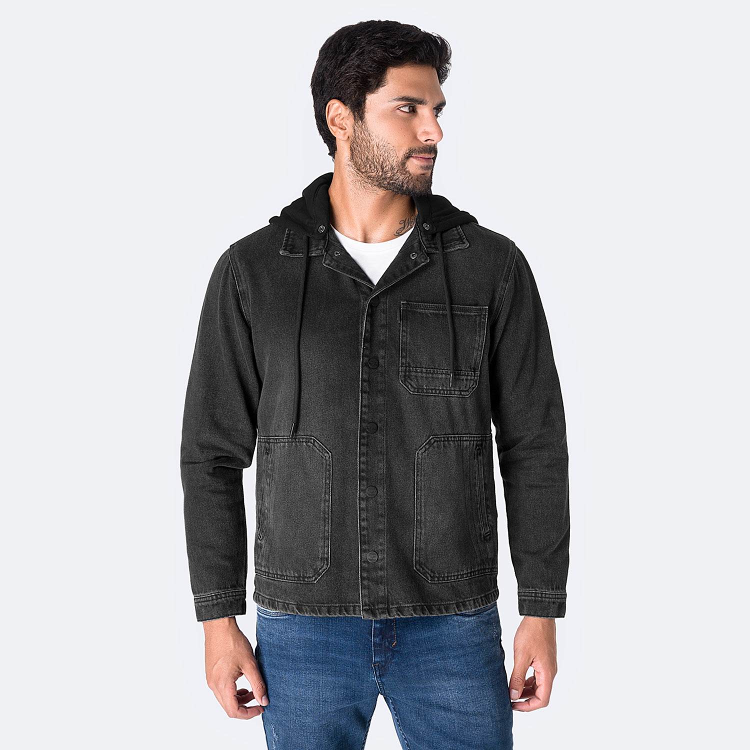 Camisaco Jean Ring C/Cap Boggs T. Stone Black H.B. | Pionier