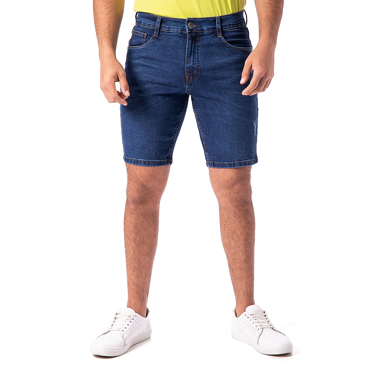 Bermuda Jean Comfort (Lr) New Joursh Denim Dirty Stone Blue Torn | Pionier