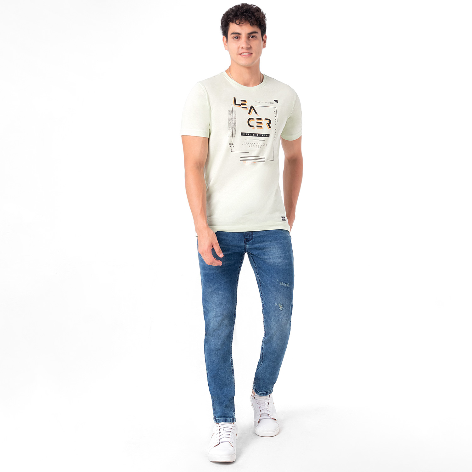 Pantalon Jean Comfort (Lr/Ptl) Josse Maria T. Stone Green Dstyr | Pionier