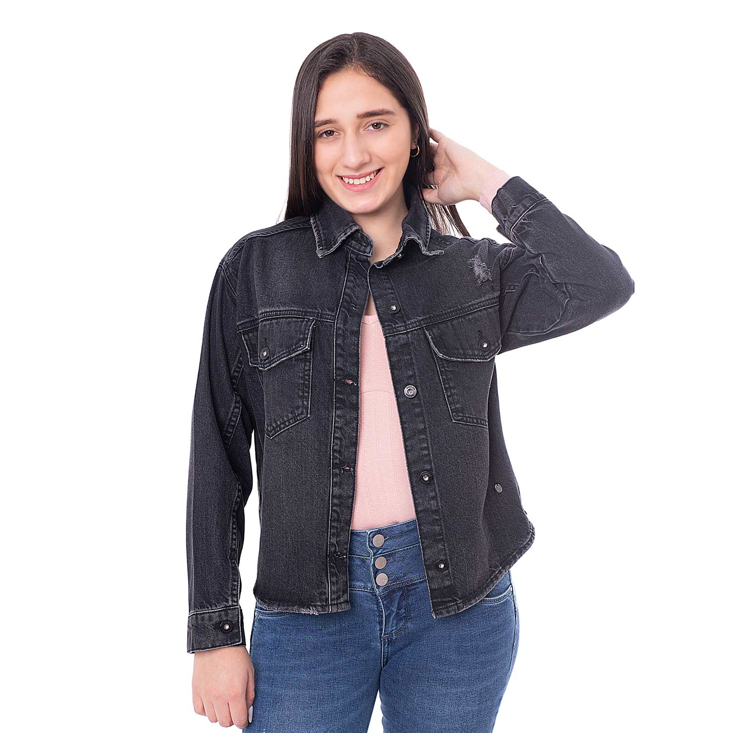 Camisaco Jean Ring Lolah Total Black Dstyr | Pionier