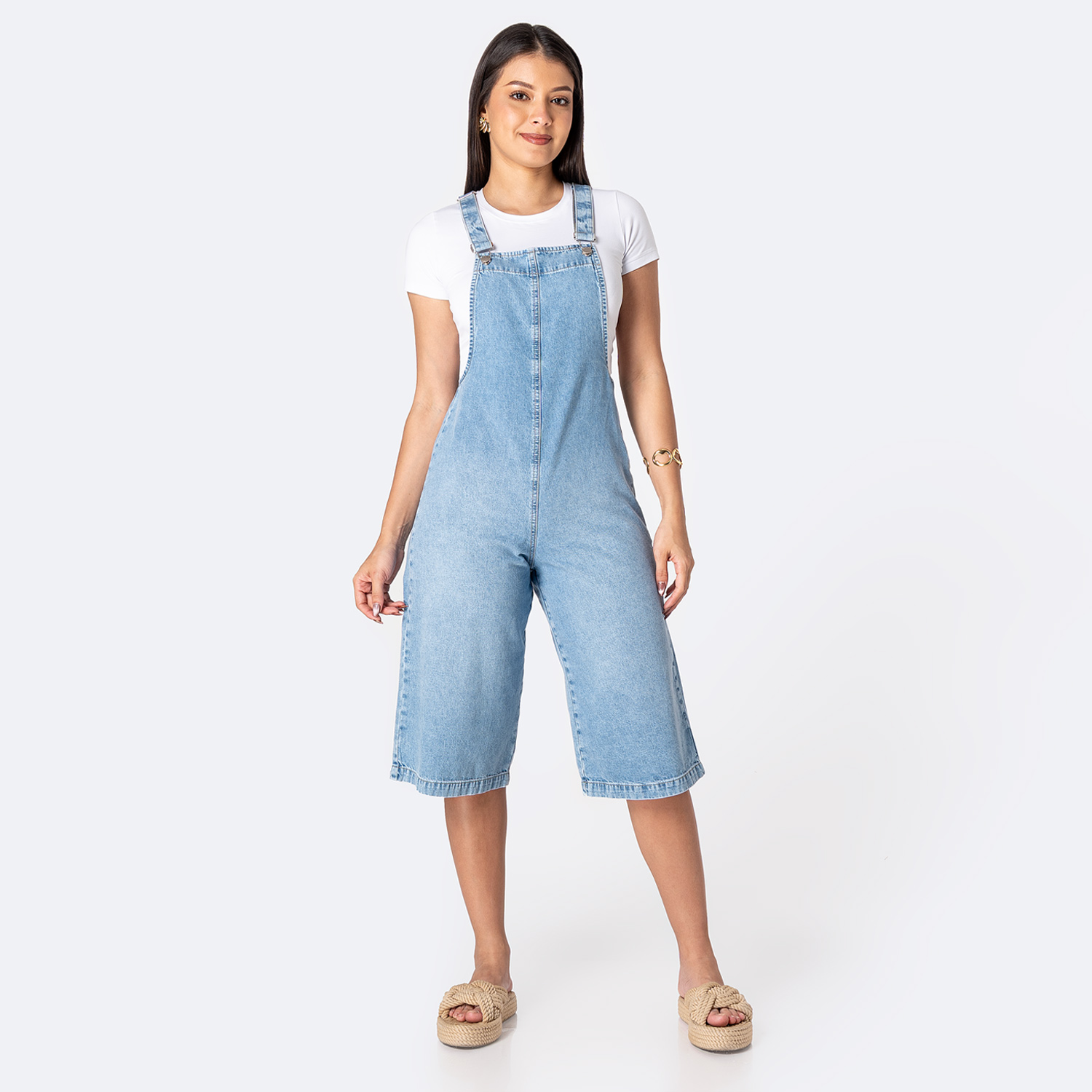 Enterizo Jean Soft Jalika Total Sky Hb | Pionier