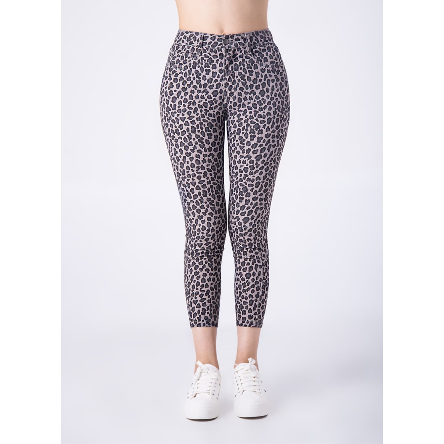 Pantalon Twill Animal Print. Cnt/Tbl Shainy Charcoal | Pionier