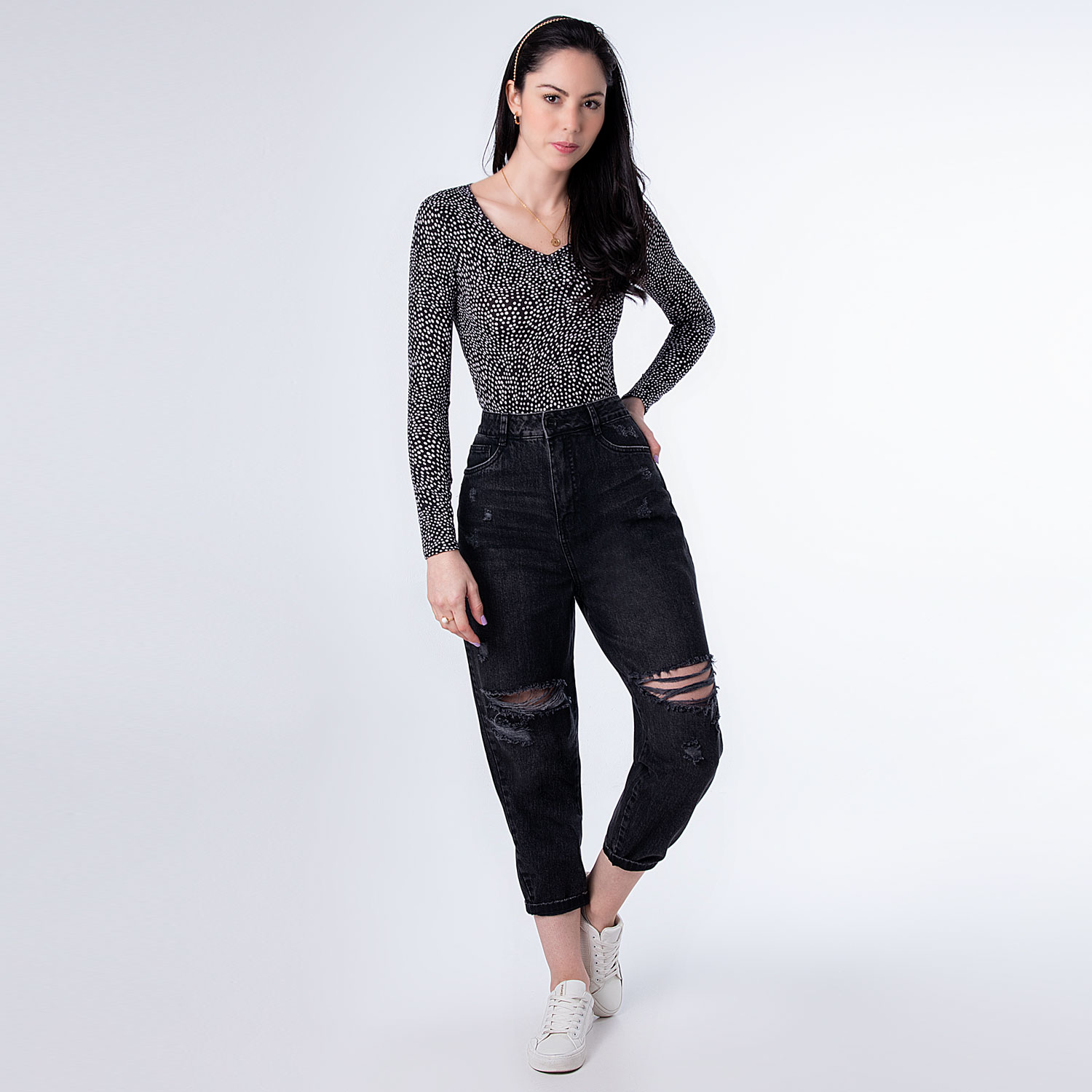 Pantalon Jean Ring (Baggy) Tianeh Stone Black Dstyr | Pionier