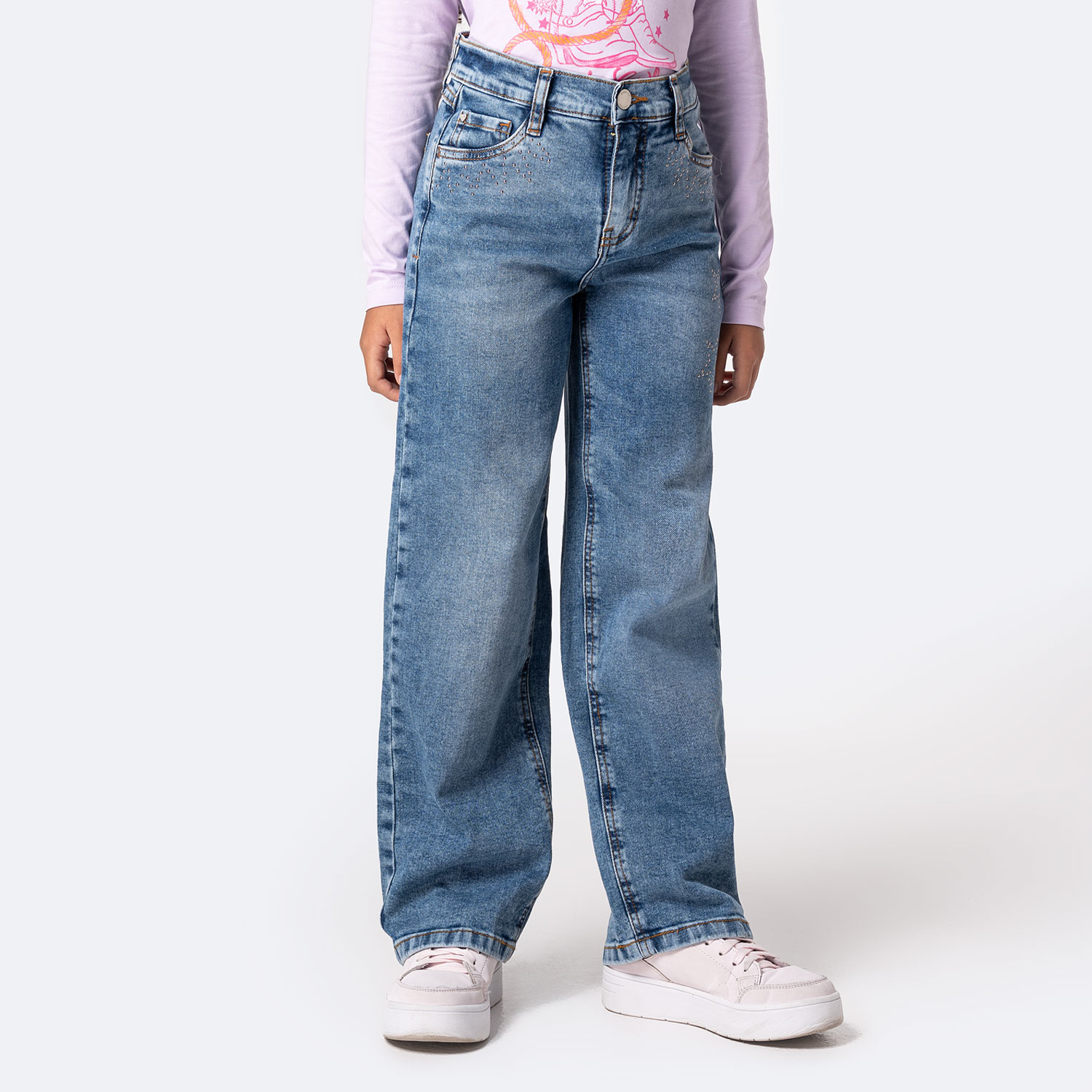 Pantalon Jean Stch. (Cnt/Straight) Aomeh T. Bleach Orange Hb | Pionier