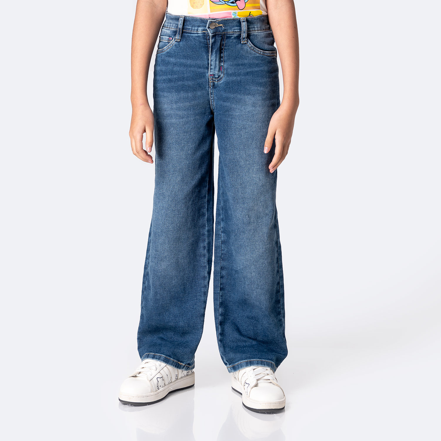 Pantalon Jean Stch. (Cnt/Straight) Belen T. Cristal Hb | Pionier