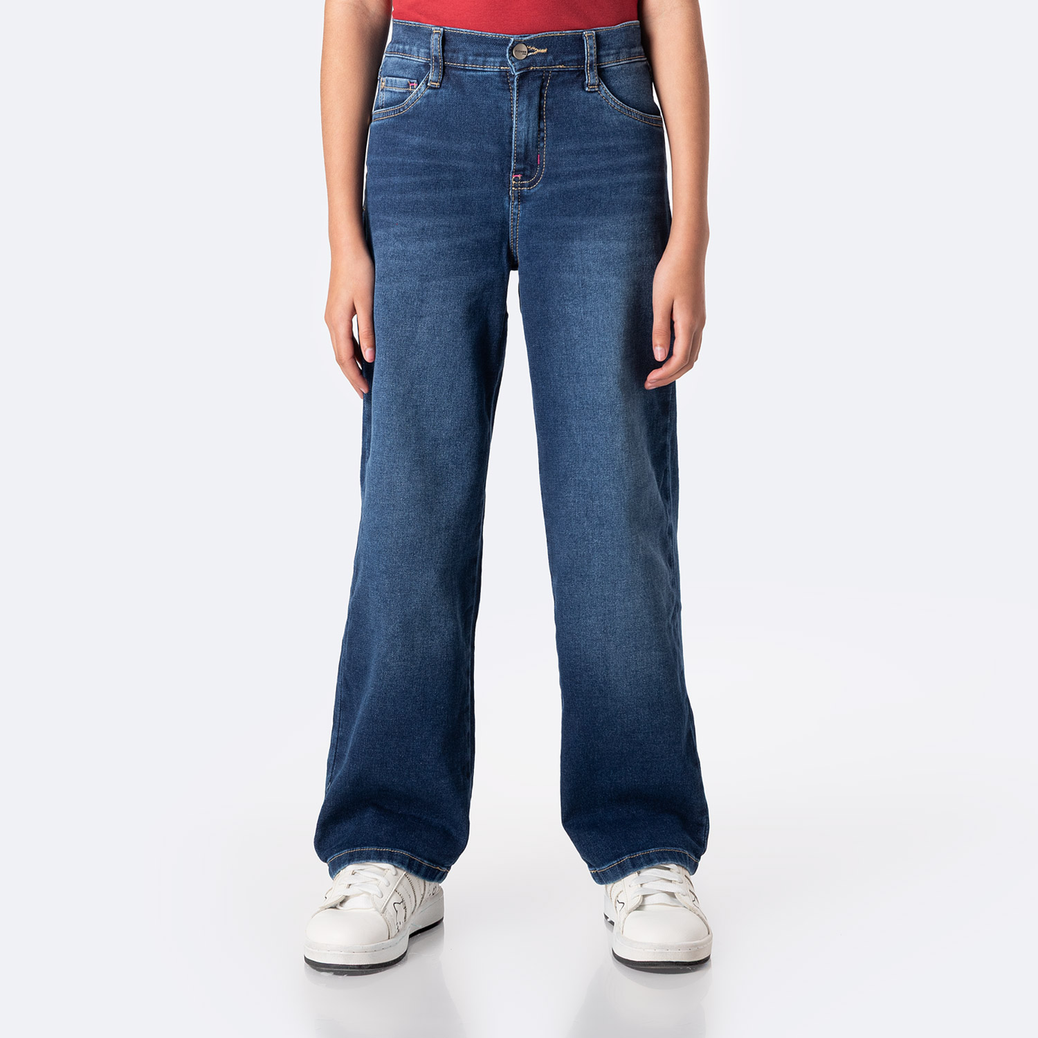 Pantalon Jean Stch. (Cnt/Straight) Belen T. Stone Hb | Pionier