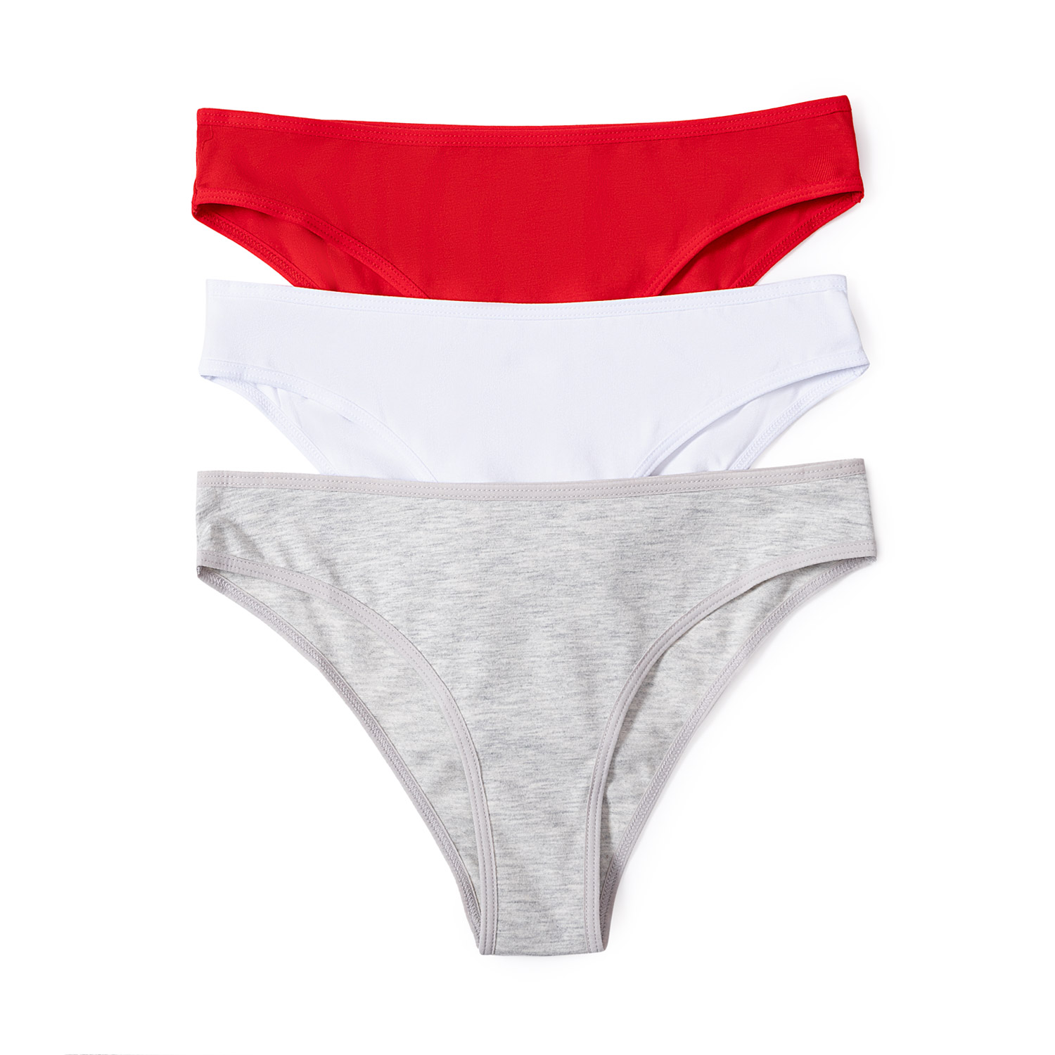 Truza Jersey Full Lycra Tripack Mix Mia Blanco Rojo Melange | Pionier