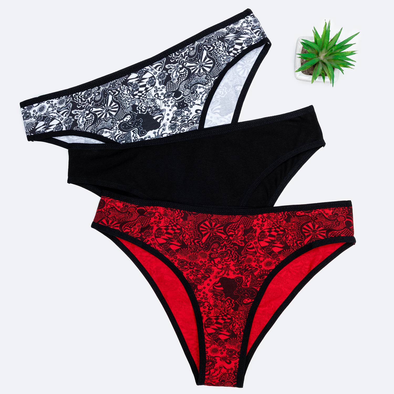 Truza Jersey Full Lycra Tripack Mix Luxe-S Rojo E./Blanco E./Negro ...